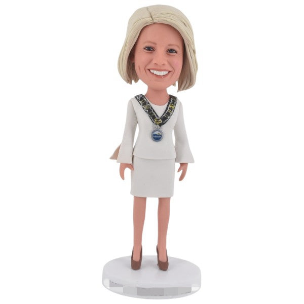 Mayor bobblehead Custom with chain of office – Bobbleheadscustom.ca
