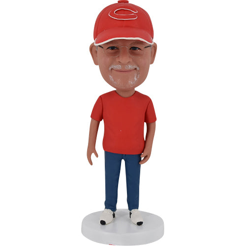 Custom Casual Bobbleheads with Baseball Hat – Bobbleheadscustom.ca
